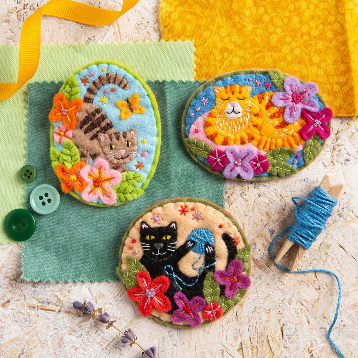 Cats Felt Craft Kit Bundle – Hawthorn Handmade