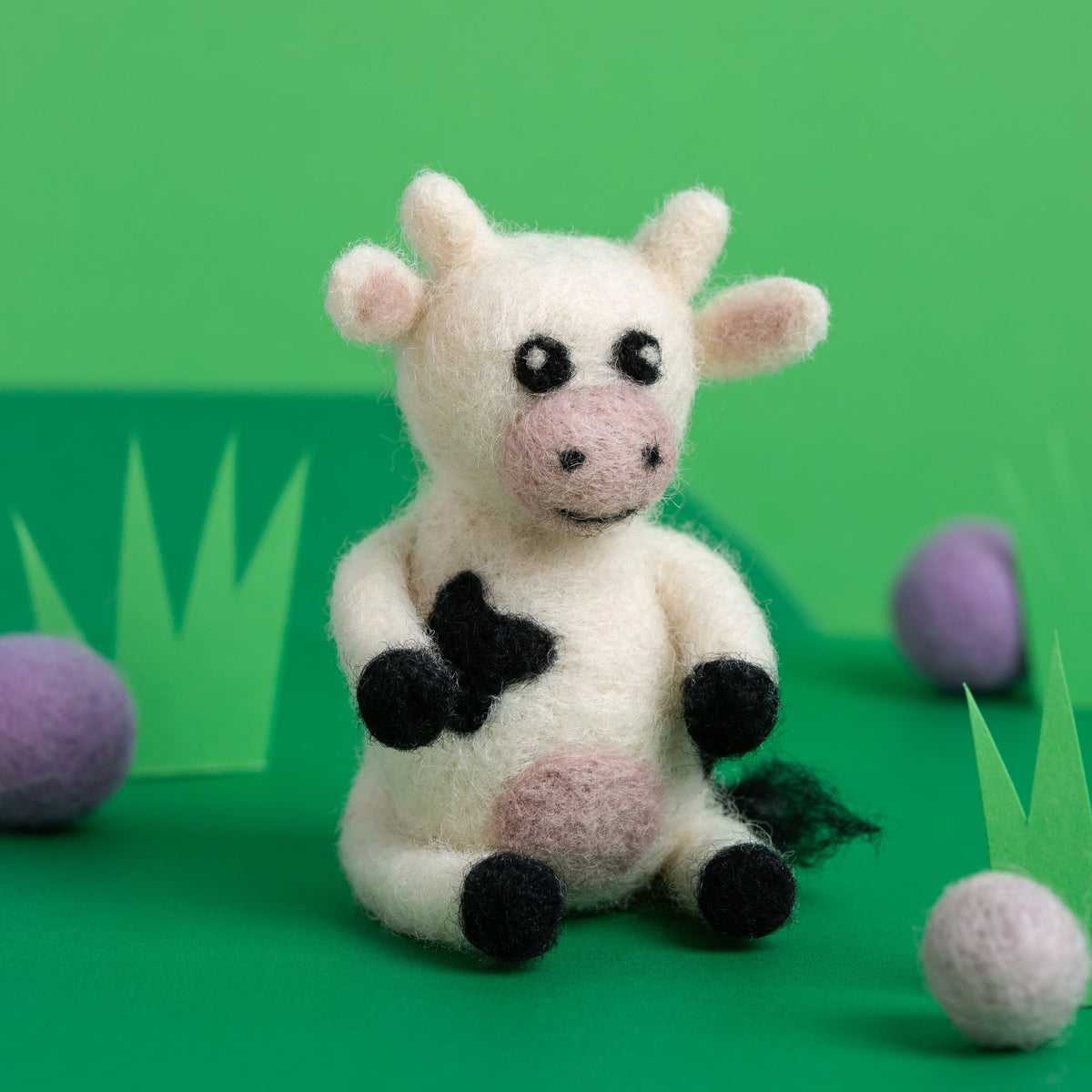 Cow Needle Felting Kit for Beginners – Hawthorn Handmade
