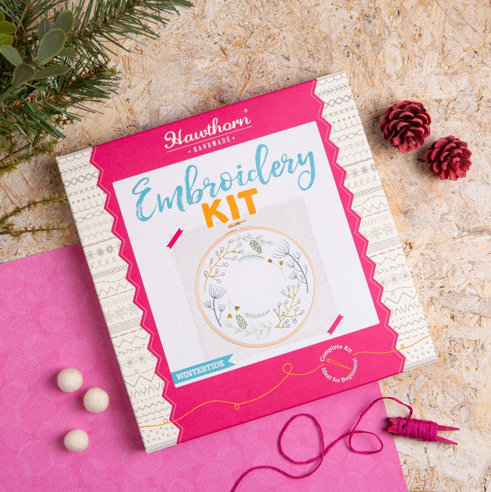 Wintertide Embroidery Kit – Hawthorn Handmade