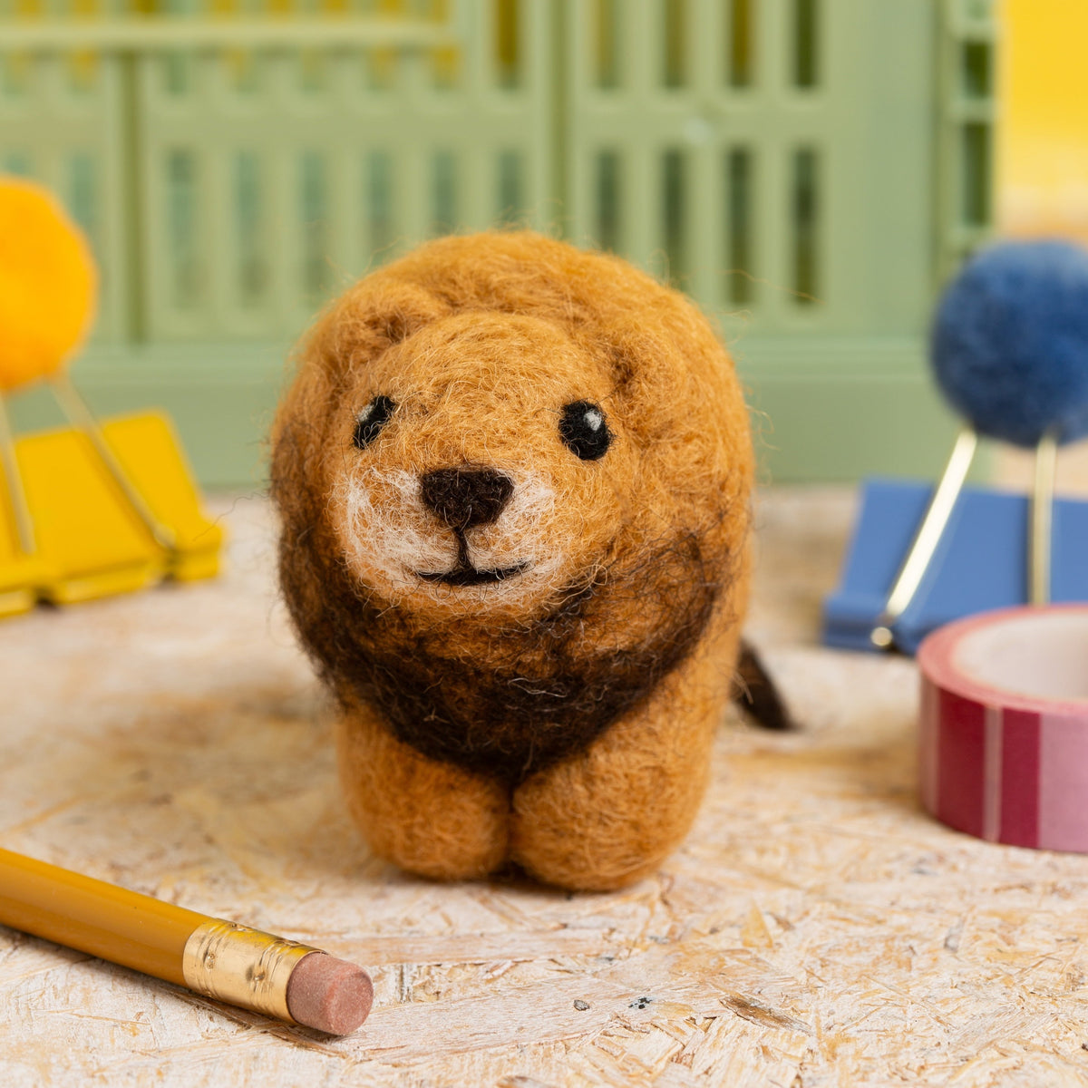 Lion Needle Felting Kit for Beginners – Hawthorn Handmade