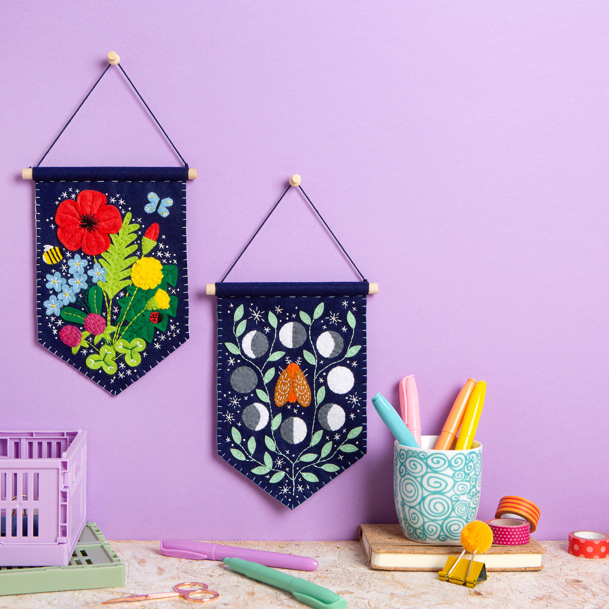 Beginner Craft Kits, Embroidery Kits, Needle Felting & Felt Craft Kits ...