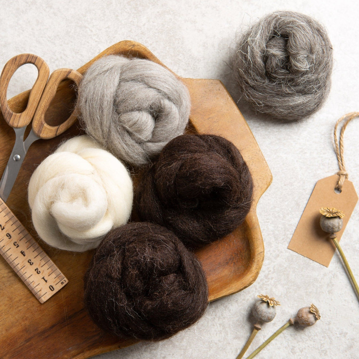 British Breeds Wool Bundle No.3 – Hawthorn Handmade