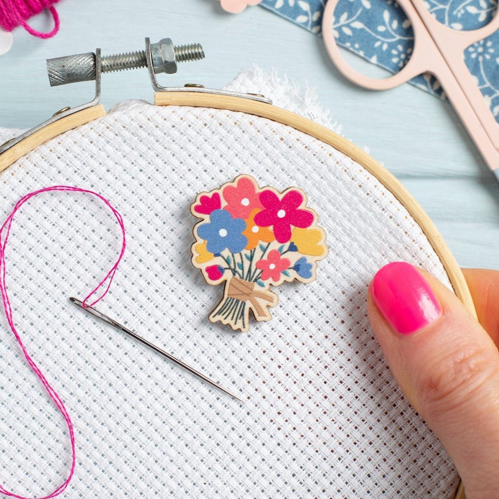 Flower Posy Magnetic Needle Minder – Hawthorn Handmade