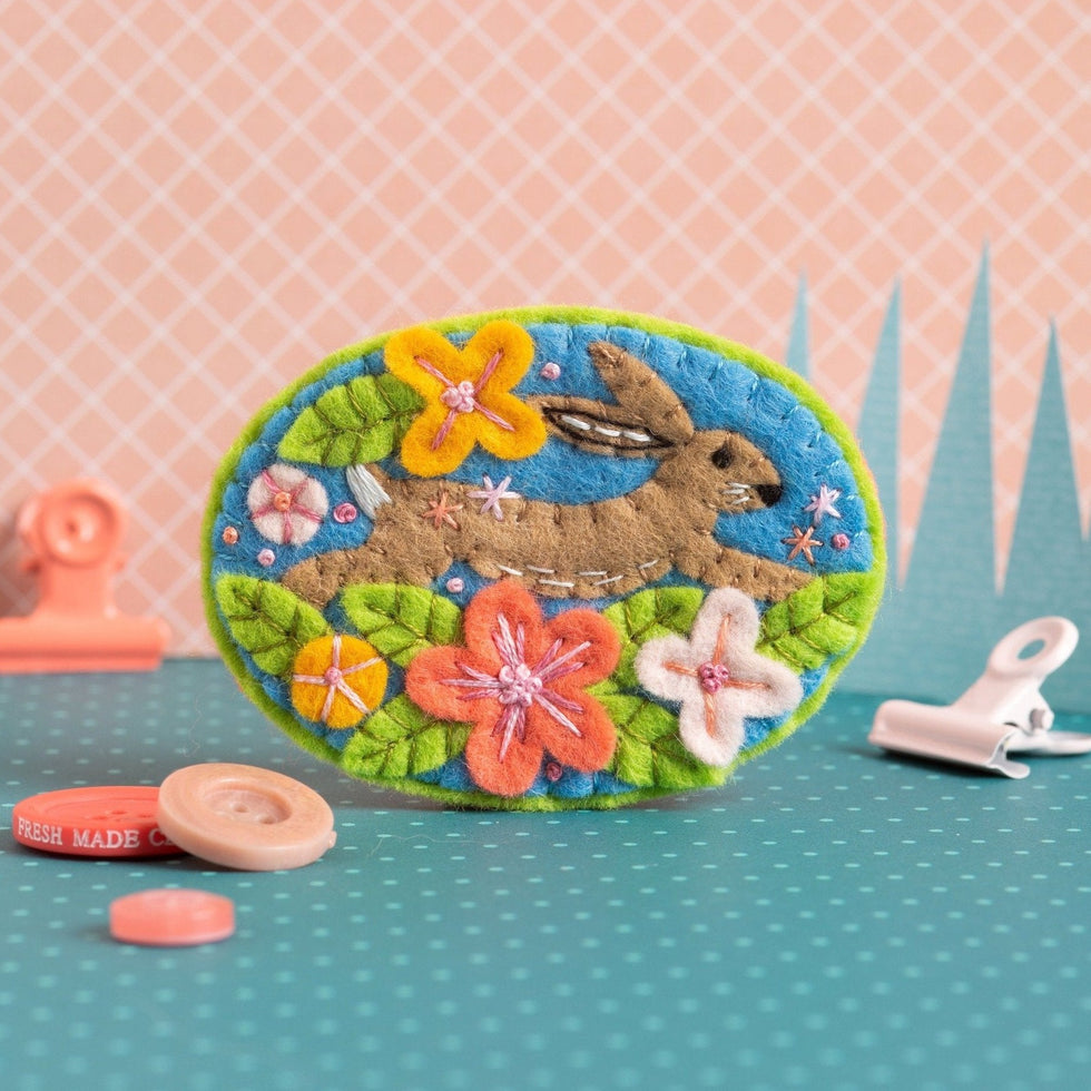 Hare Embroidery Kit – Hawthorn Handmade