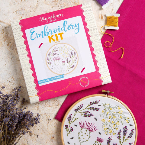 Highland Heathers Embroidery Kit – Hawthorn Handmade