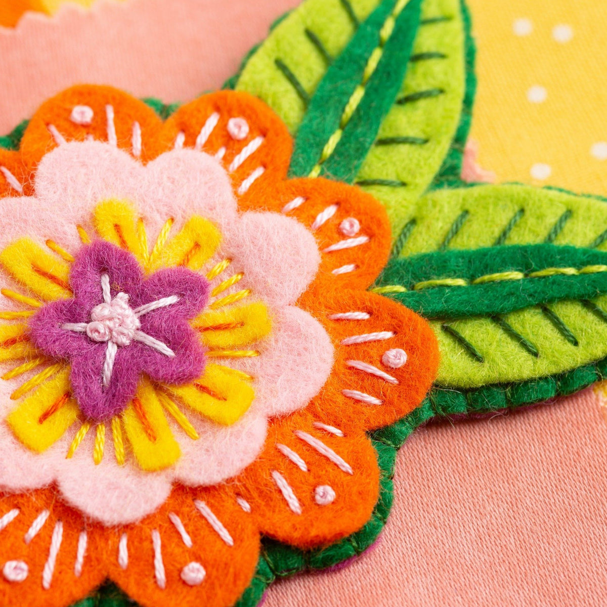 Margery Flower Felt Craft Brooch Kit for Beginners – Hawthorn Handmade