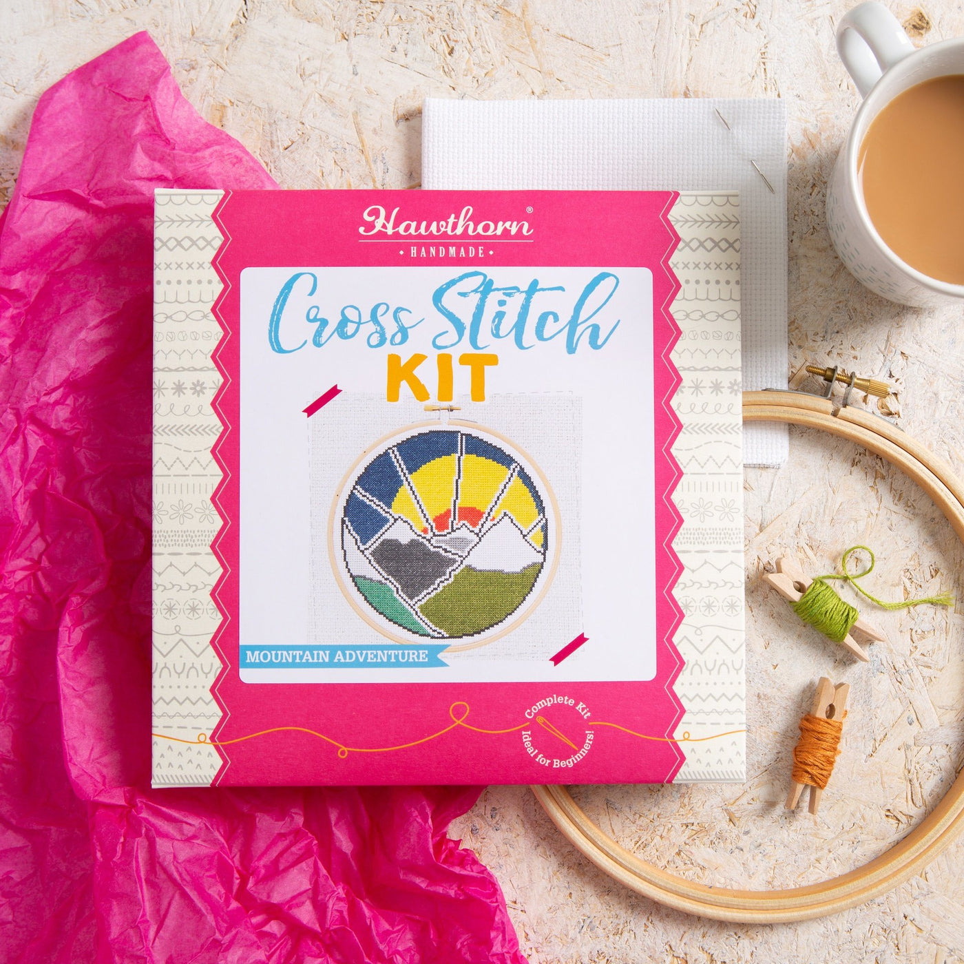 Cross Stitch Kits for Beginners – Hawthorn Handmade
