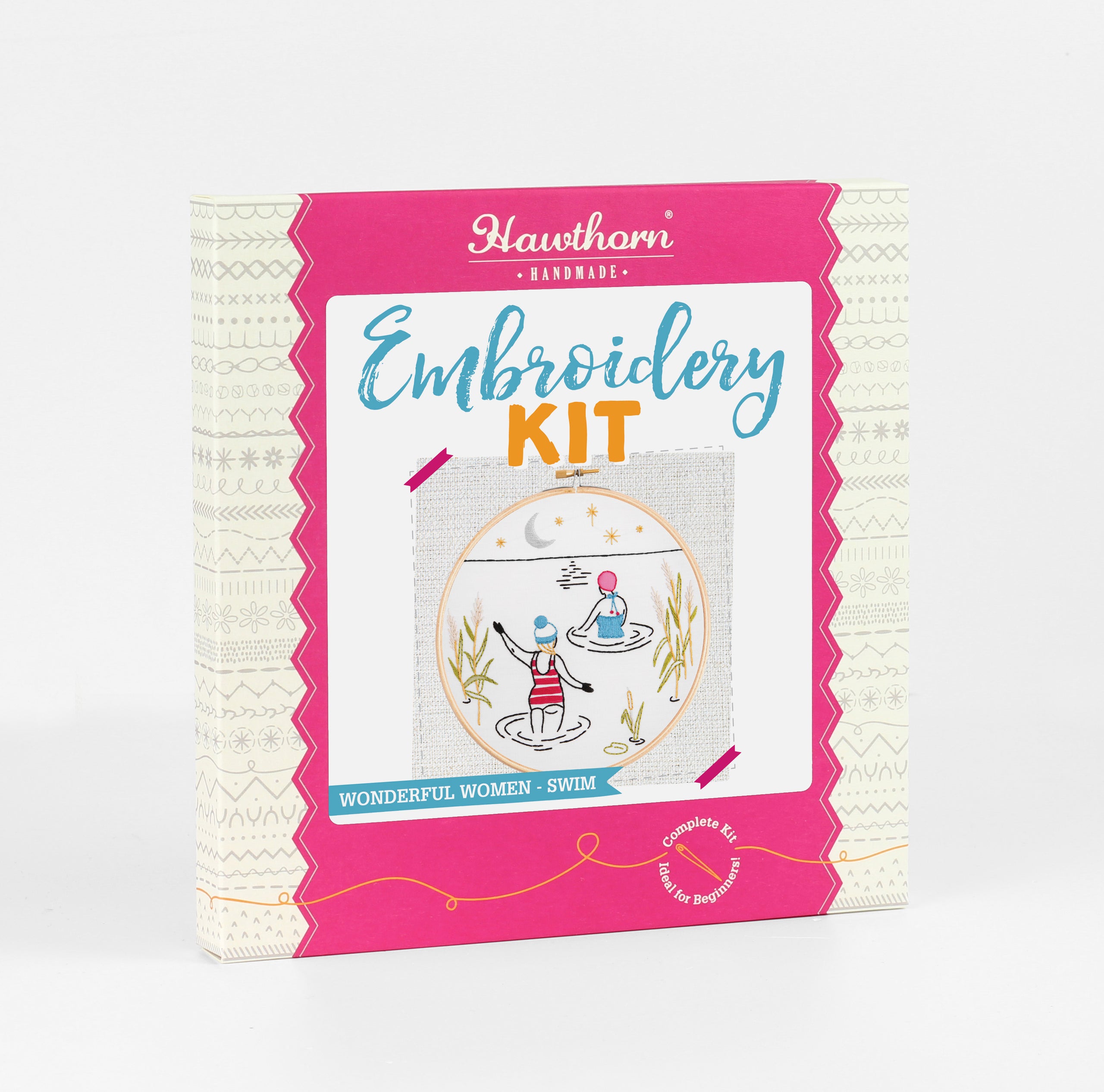 Swim Embroidery Kit (Wonderful Women Collection) – Hawthorn Handmade