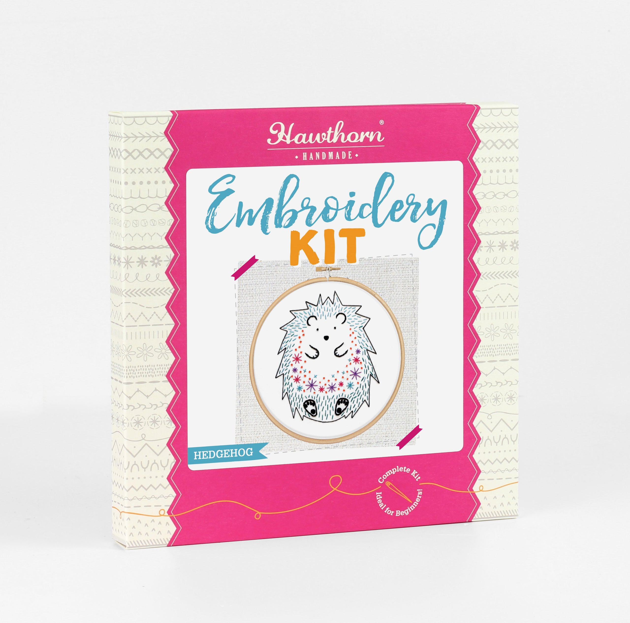 Hedgehog Embroidery Kit – Hawthorn Handmade
